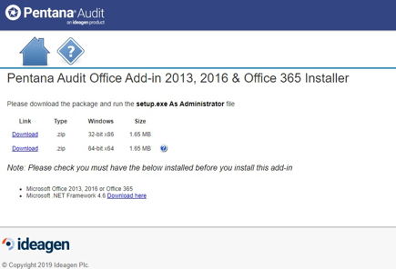 Installing Client Add-ins - Standard Authentication - Ideagen Internal ...
